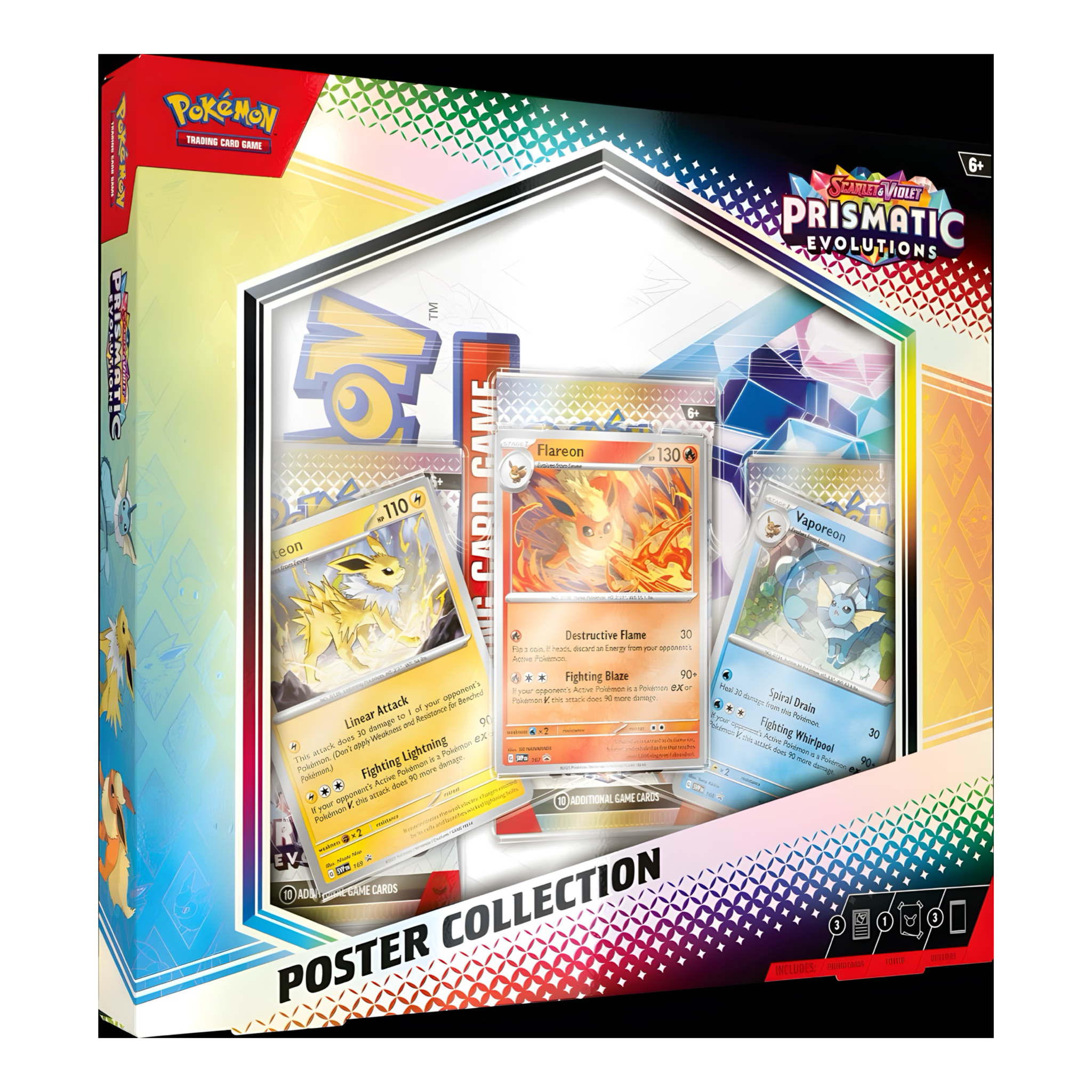 Pokemon TCG: Scarlet and Violet 8.5 Prismatic Evolutions Poster Collec ...